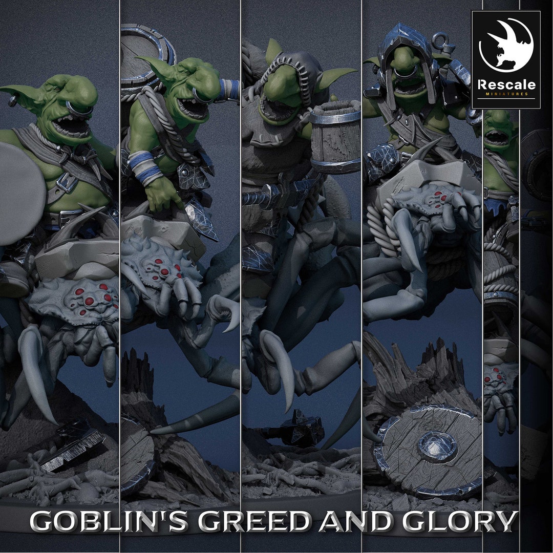 Spiders by Rescale Miniatures | Goblins Creed and Glory| D&D | Dungeons ...