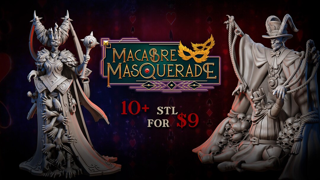 Macabre Masquerade by Great Grimoire - Etsy