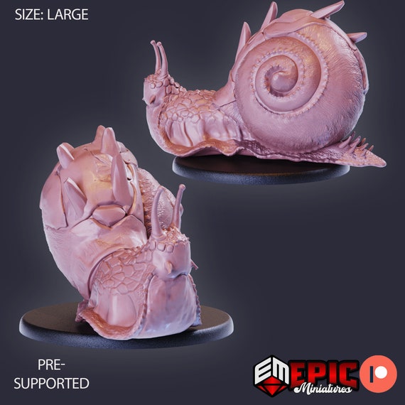 Boulder Snail by Epic Miniatures - Etsy