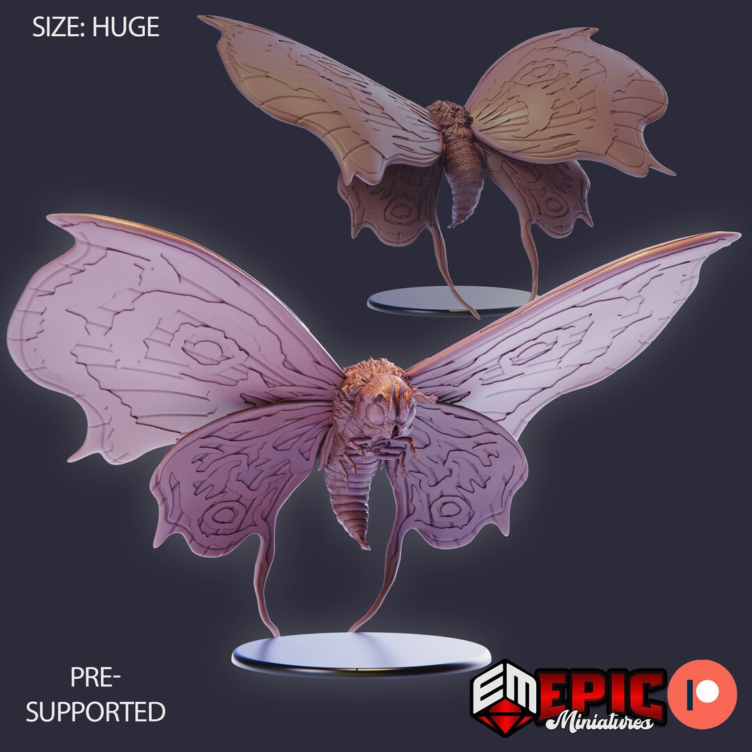 Giant Moth by Epic Miniatures - Etsy