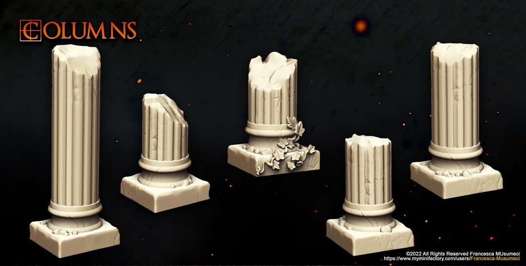 Spartan Columns Francesca Musumeci - Etsy