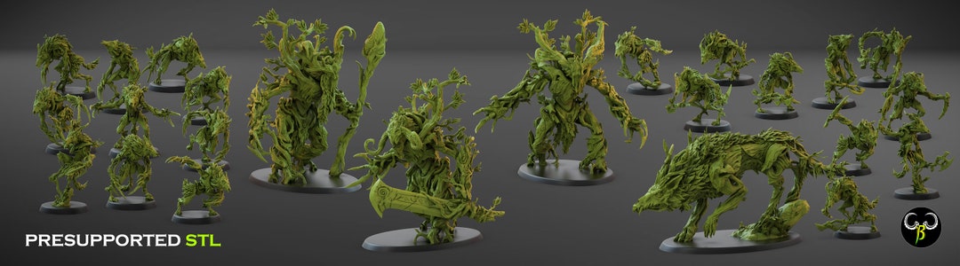 Grove Guardians by Clay Beast Creations - Etsy