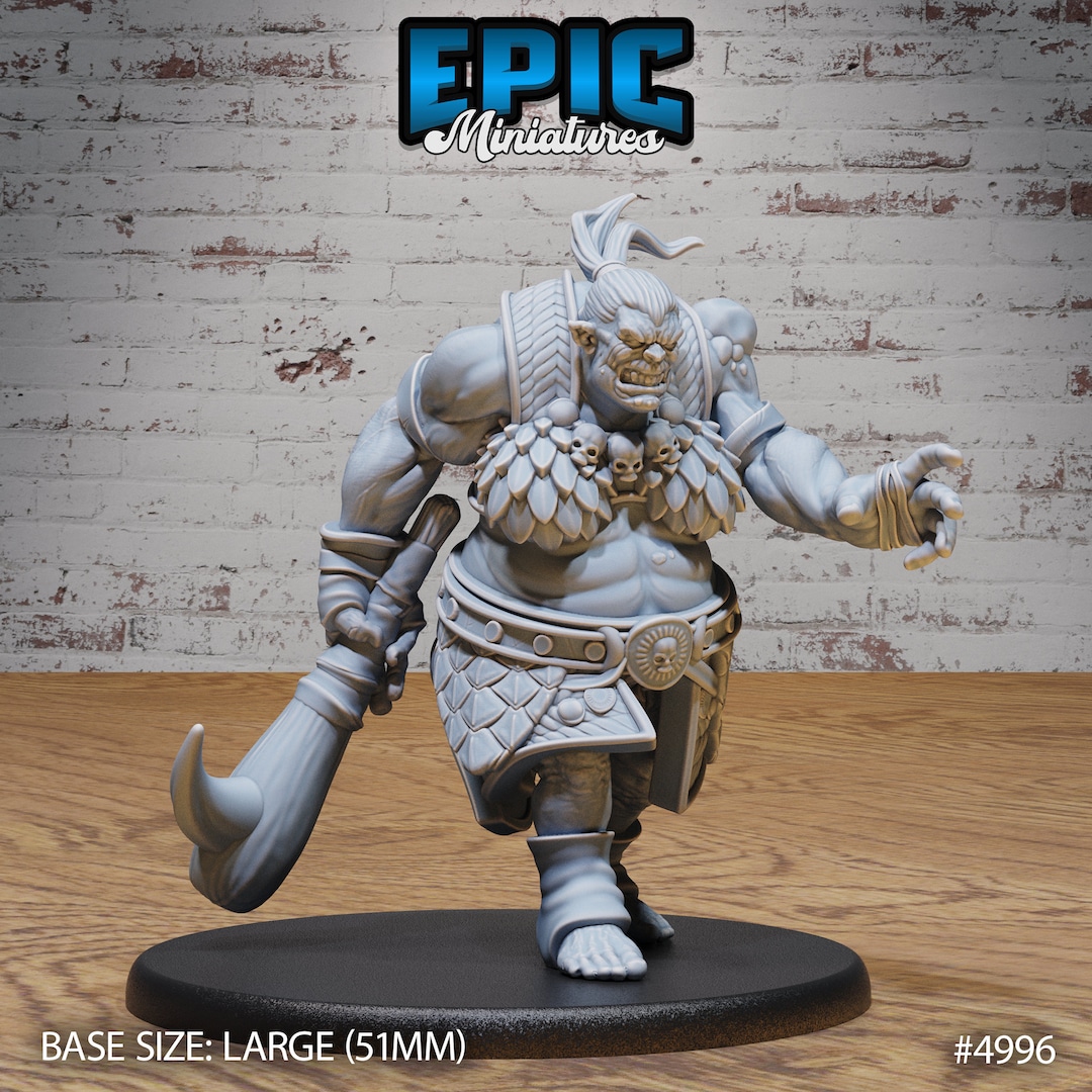 Orog Female by Epic Miniatures | Savage Attack - Etsy