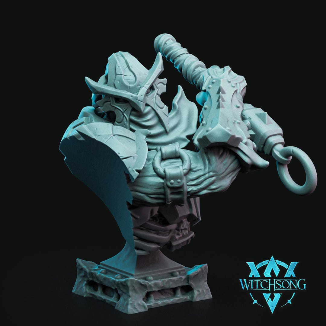 Knight of Horrors Busts | Unpainted Resin Miniature for Dnd RPG ...