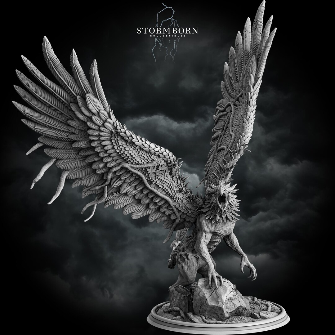 Forest Gryphon by Stormborn Collectibles | Unpainted Resin Miniature ...