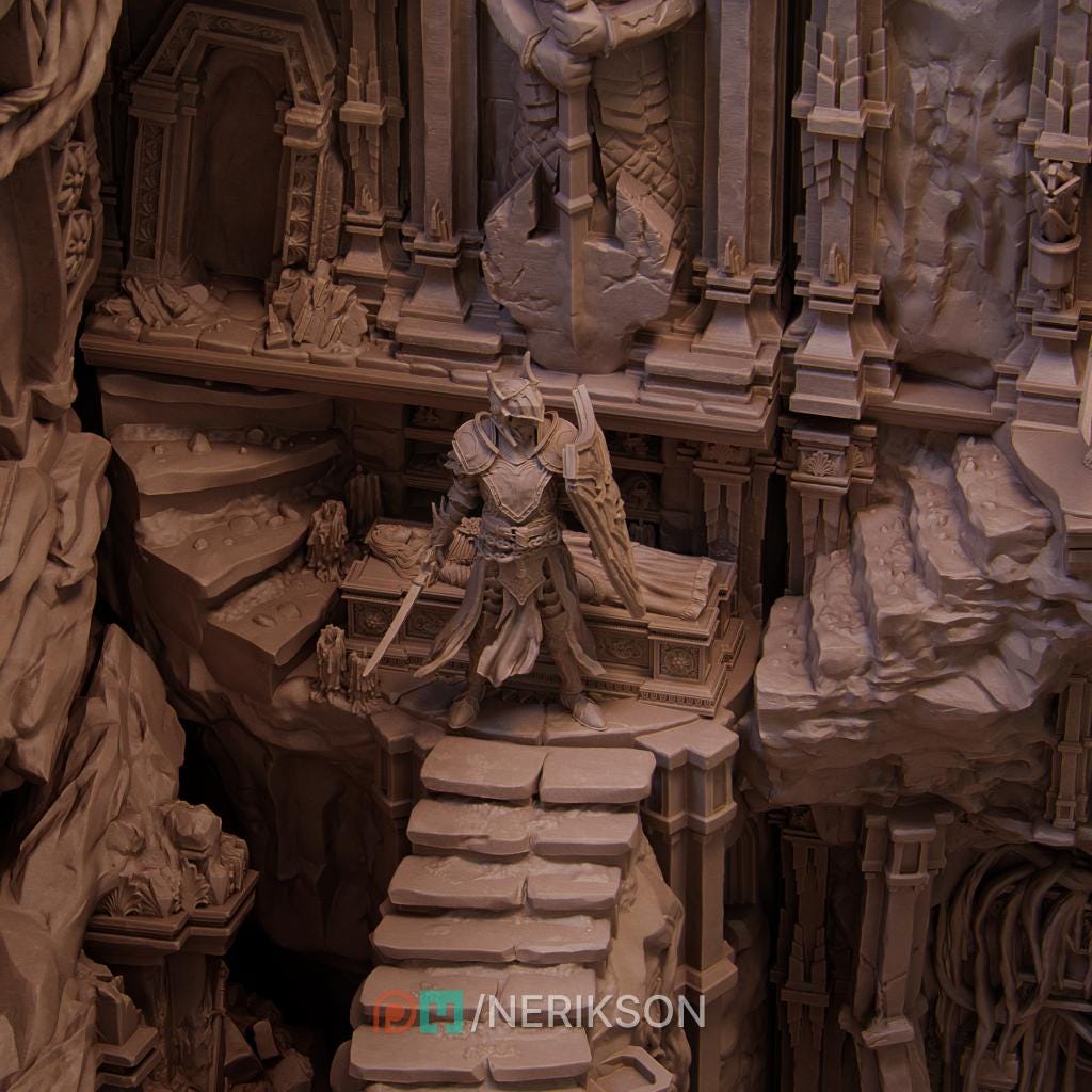 Book Nook by Nerikson | Unpainted Resin Miniature for Dnd RPG Tabletop ...