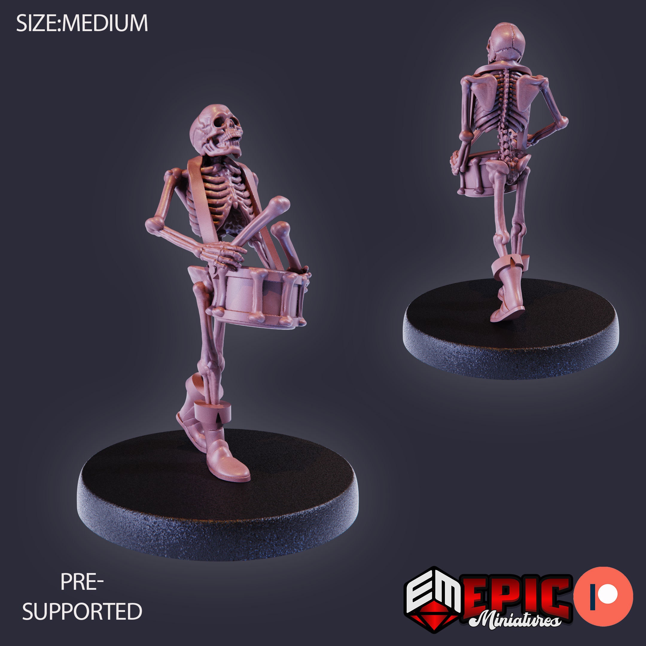 Skeleton Musician by Epic Miniatures Halloween Horror - Etsy