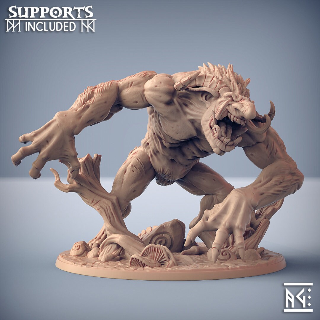 Giant Svart Troll by Artisan Guild - Smartvood Trolls| D&D | Dungeons ...