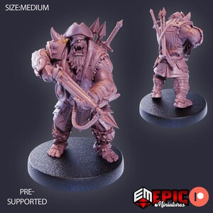 Orc Pirate Captain by Epic Miniatures - Treasure Hunt - Etsy