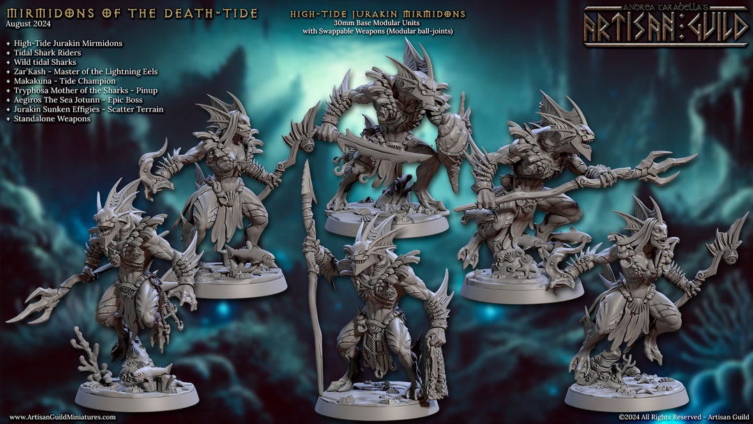 Mirmidons of the Death Tide by Artisan Guild| D&D | Dungeons Dragons ...