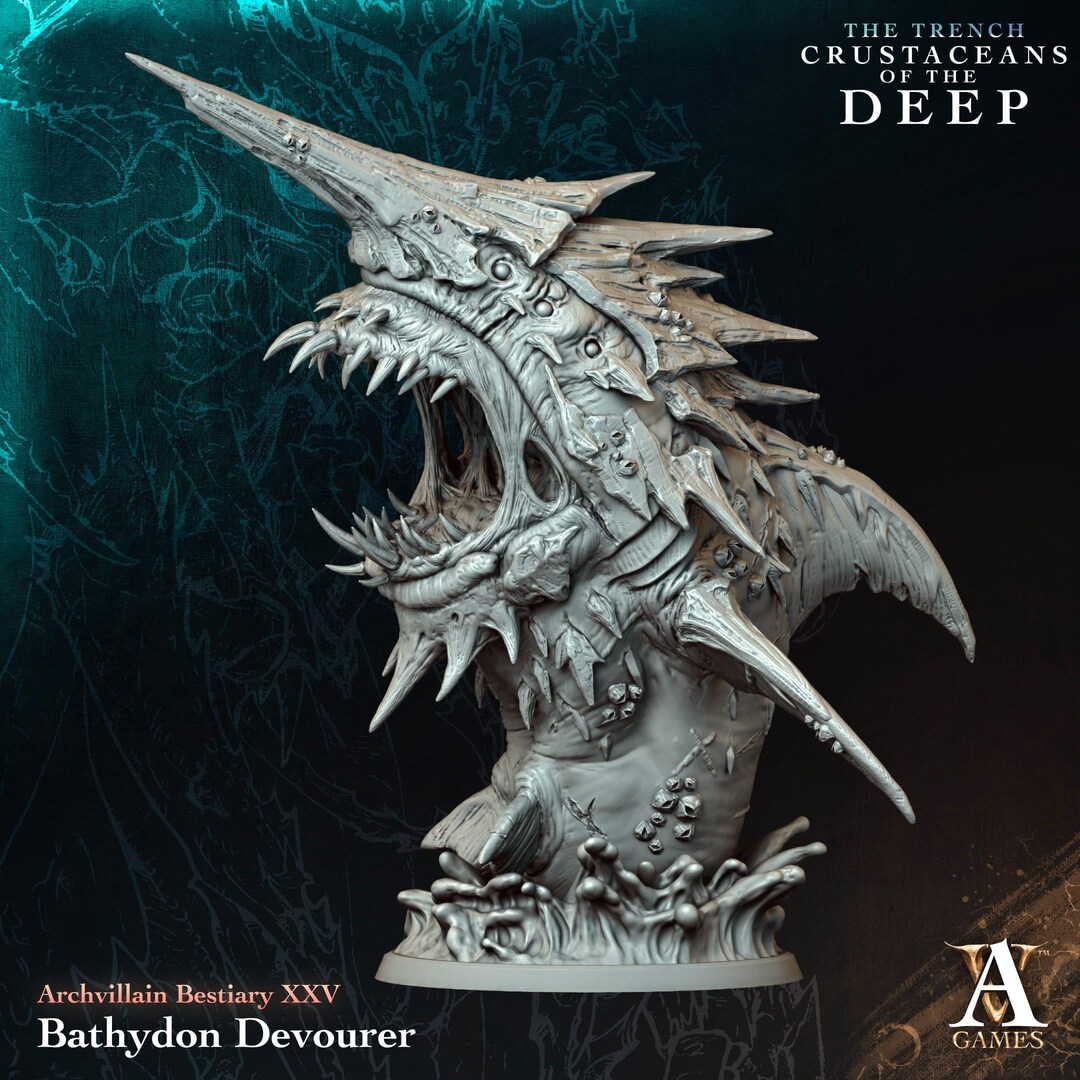 Bestiary Vol 25-30 | Unpainted Resin Miniature for Dnd RPG Tabletop - Etsy