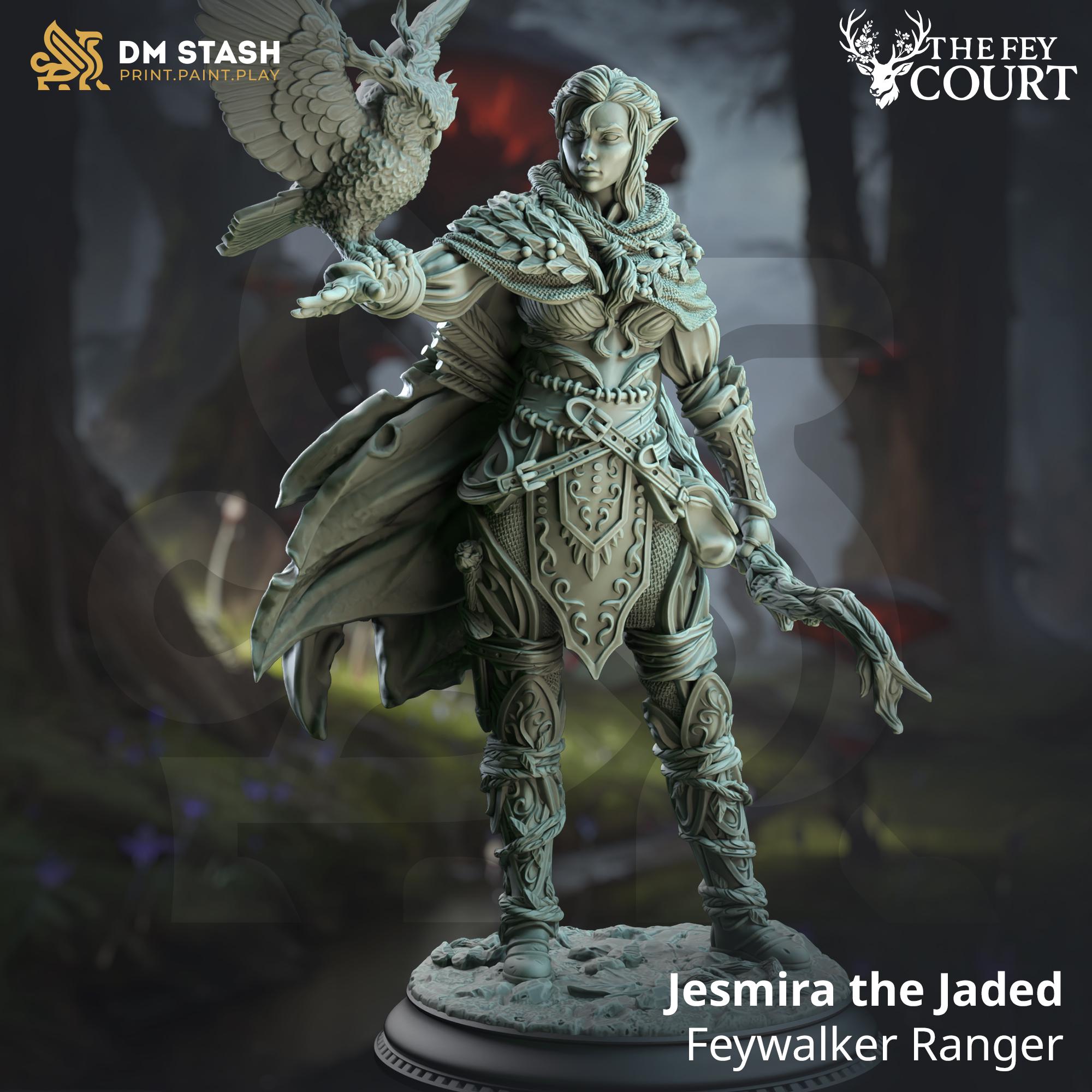 The Fey Court | Unpainted Resin Miniature for Dnd RPG Tabletop - Etsy