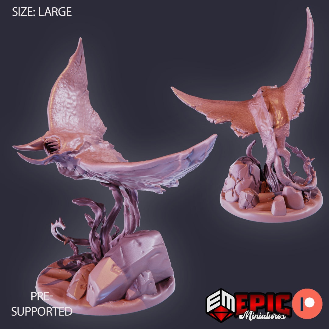 Manta Ray by Epic Miniatures - Underwater Mayhem - Etsy