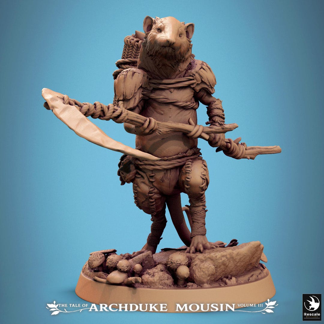 Etruscan Shrew by Rescale Miniatures | the Tale of Archduke Mousin Vol ...