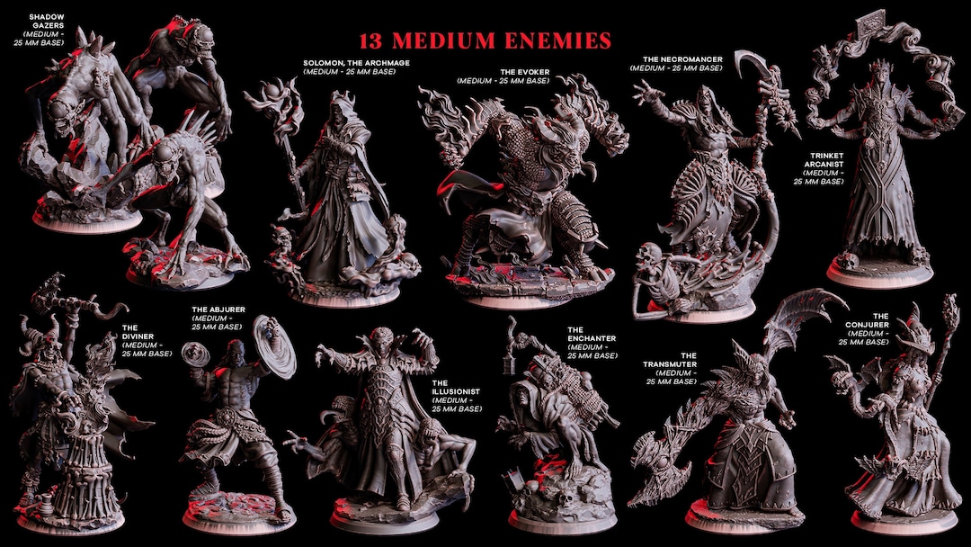 Medium Enemies by Flesh of Gods | Spellbound Apocalypse - Etsy