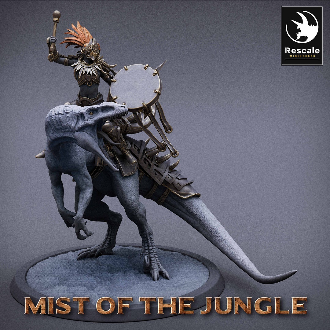 Raptor Pack by Rescale Miniatures | Mists of the Jungle| D&D | Dungeons ...