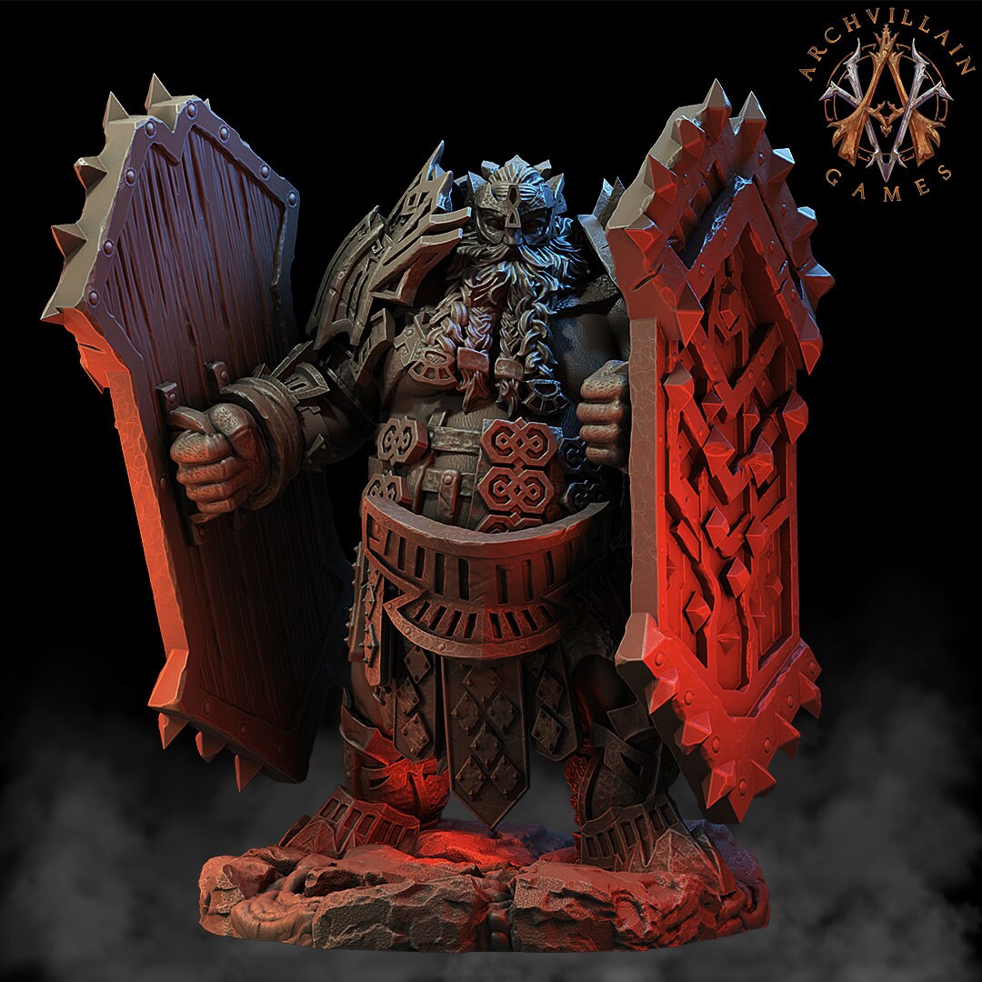 Fire Giant Juggernaut | Magma Lords | Unpainted Resin Miniature for Dnd ...