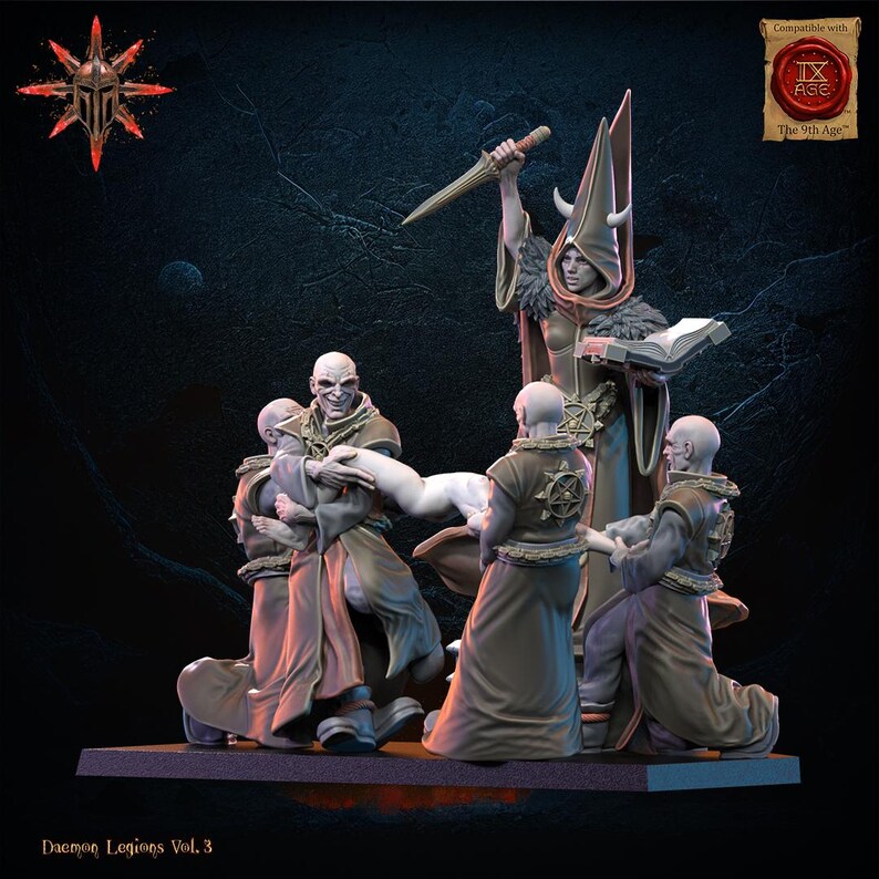 Daemon Legions Vol 3 by the Lost Kingdom Miniatures | Unpainted Resin ...
