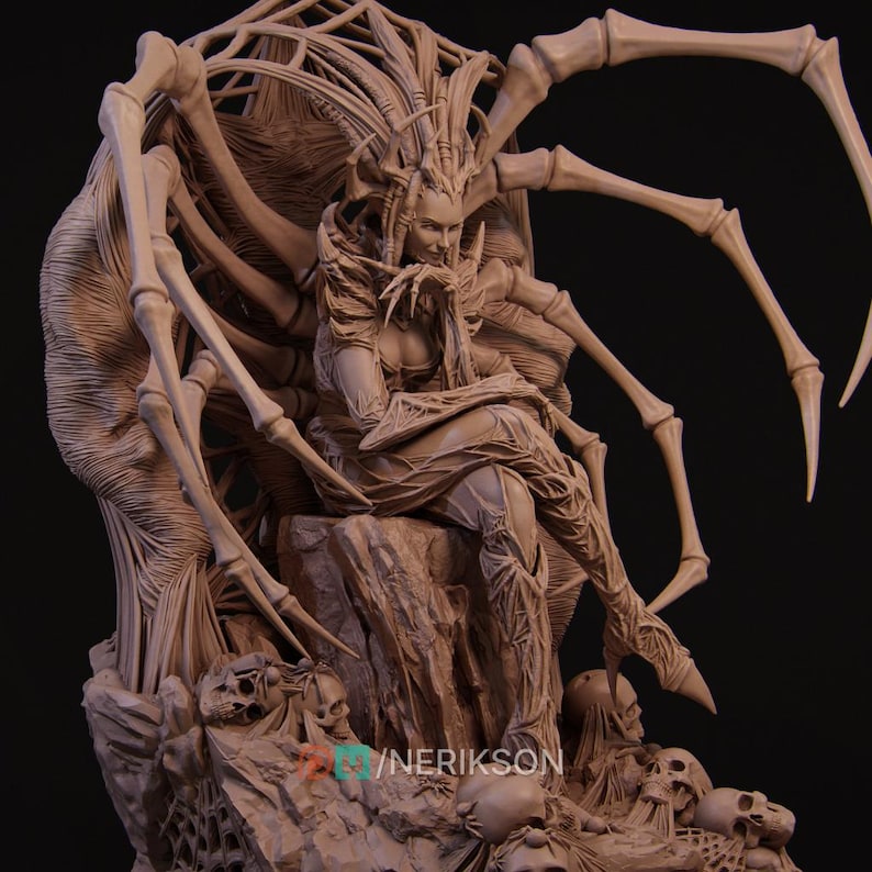 Spider Queen by Nerikson | Unpainted Resin Miniature for Dnd RPG ...