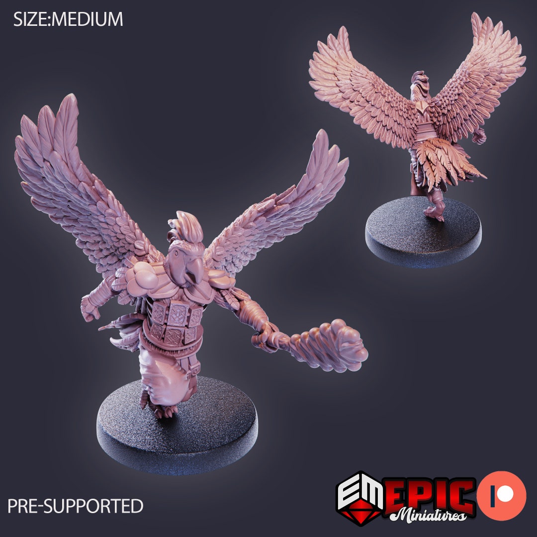 Parrotfolk Warrior by Epic Miniatures Chaos Jungle - Etsy