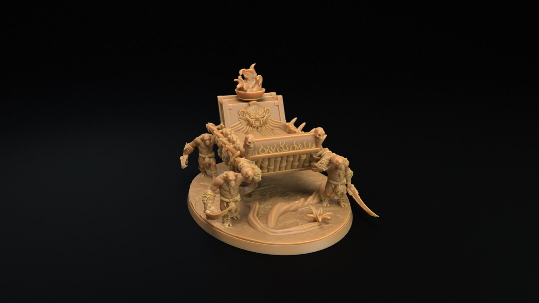 Bobokai Palanquin by Dragon Trappers Lodge | Unpainted Resin Miniature ...