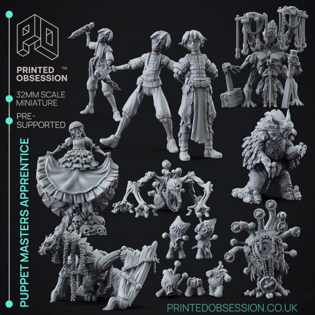 Puppet Master's Apprentice by Printed Obsession | Unpainted Resin ...