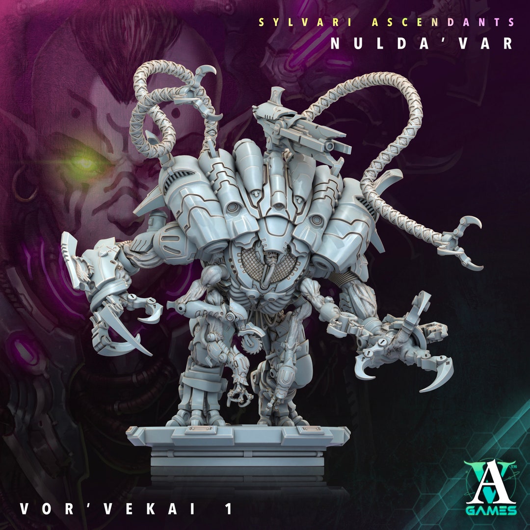 Vor Vekai | Sylvari Ascendants - Nulda_var | Unpainted Resin Miniature ...