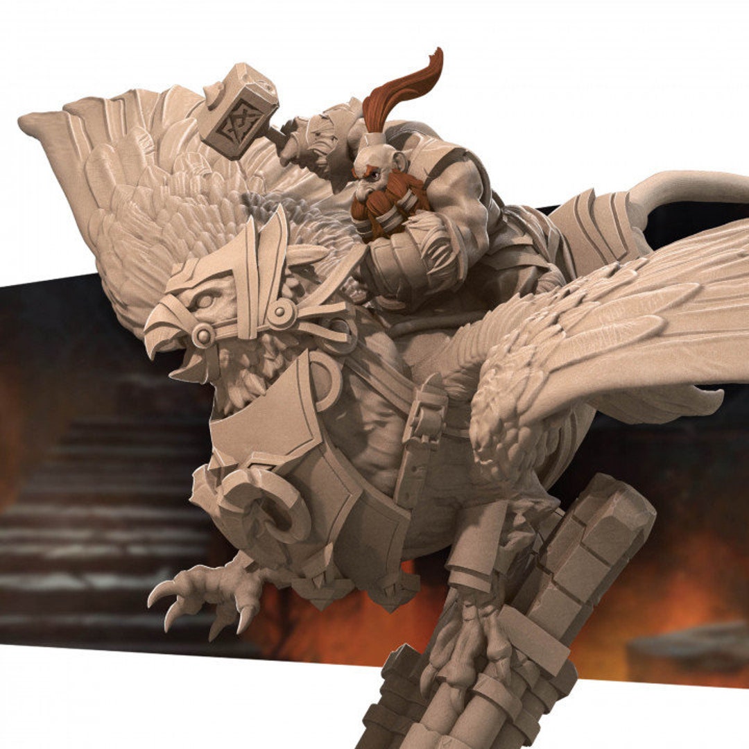 Dwarf Gryphon Master by Bite the Bullet| D&D | Dungeons Dragons ...