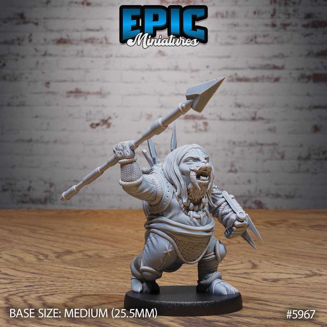 Walrus Folk Huntress / Barbarian Fairy / Northern Bugbear by Epic ...
