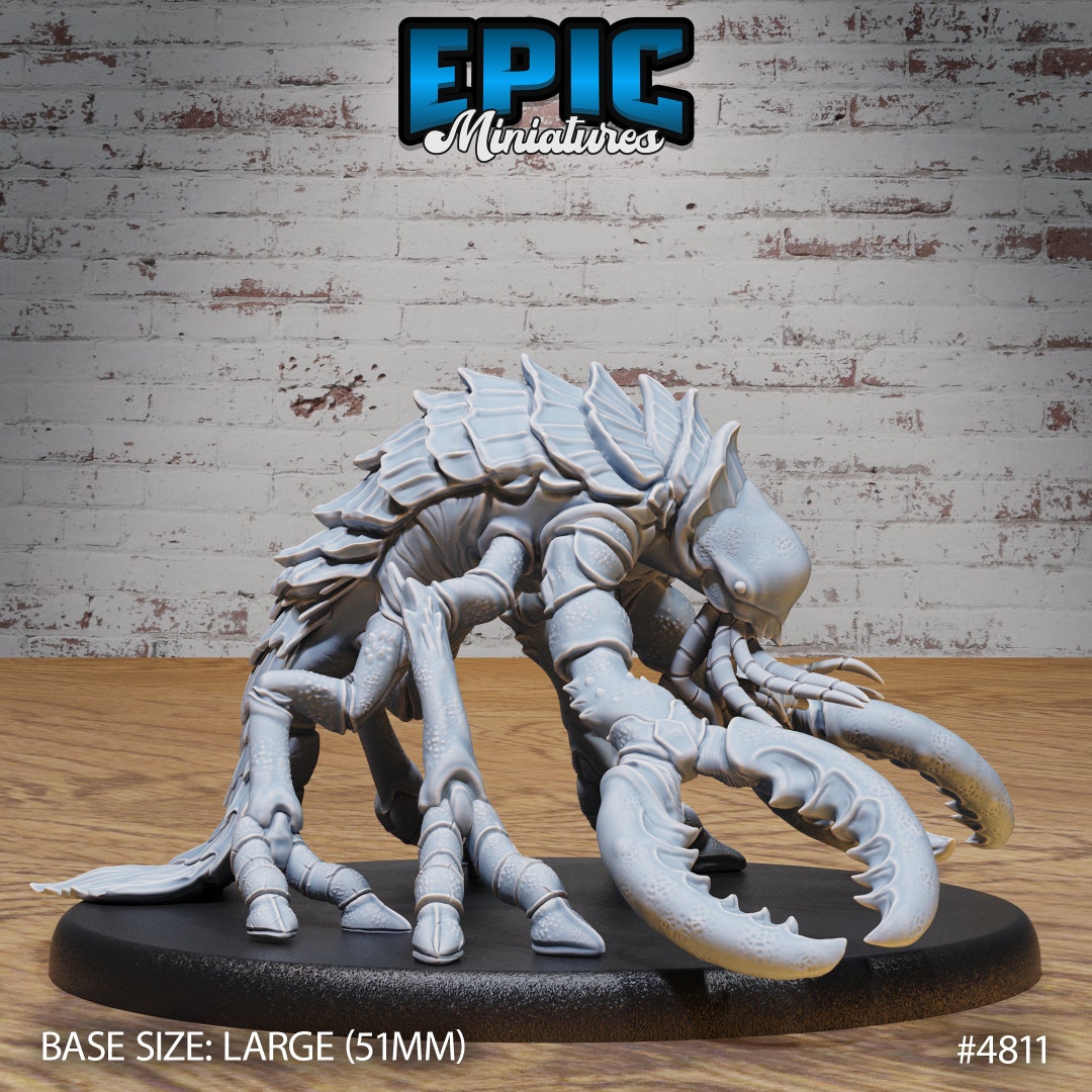 Chuul | Mysterious Ocean | Unpainted Resin Miniature for Dnd RPG ...