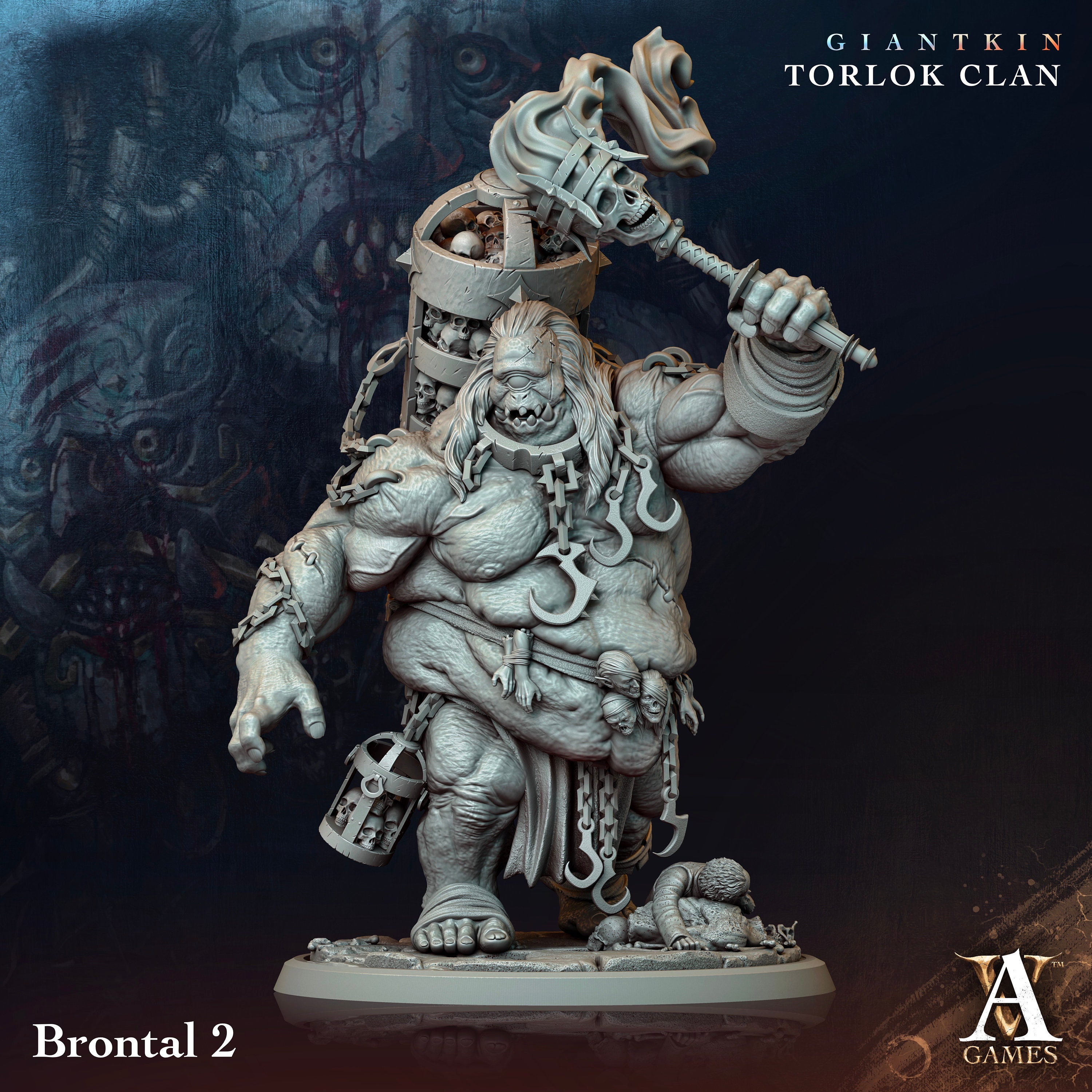 Brontal by Archvillain Games | Giantkin - Torlok Clan| D&D | Dungeons ...