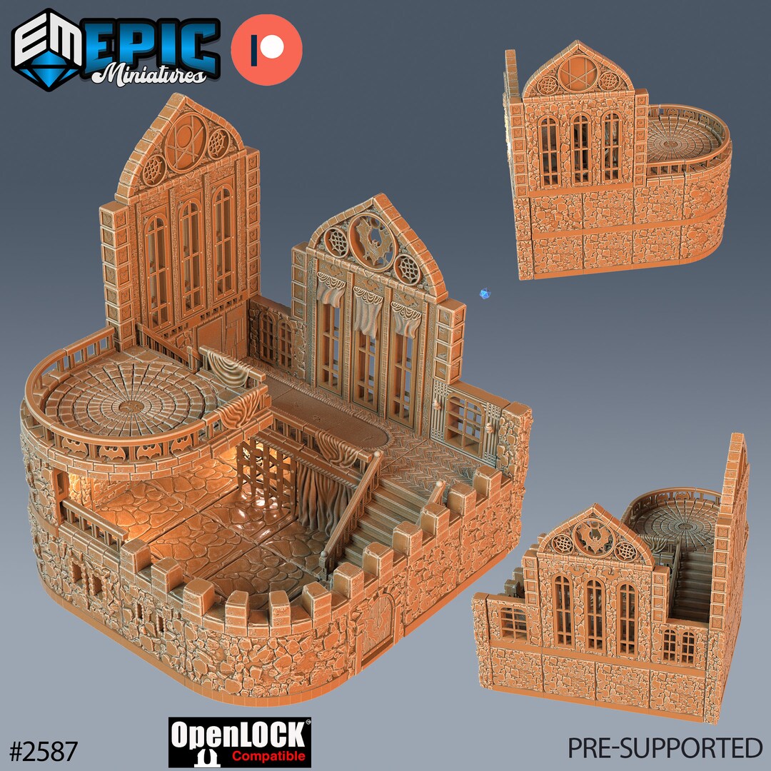 Vampire Castle by Epic Miniatures | Vampires Curse - Etsy
