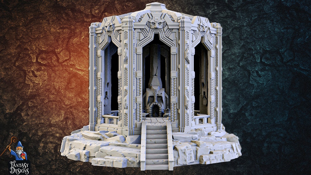 Dwarven Gazebo by Fantasy Designs - Etsy