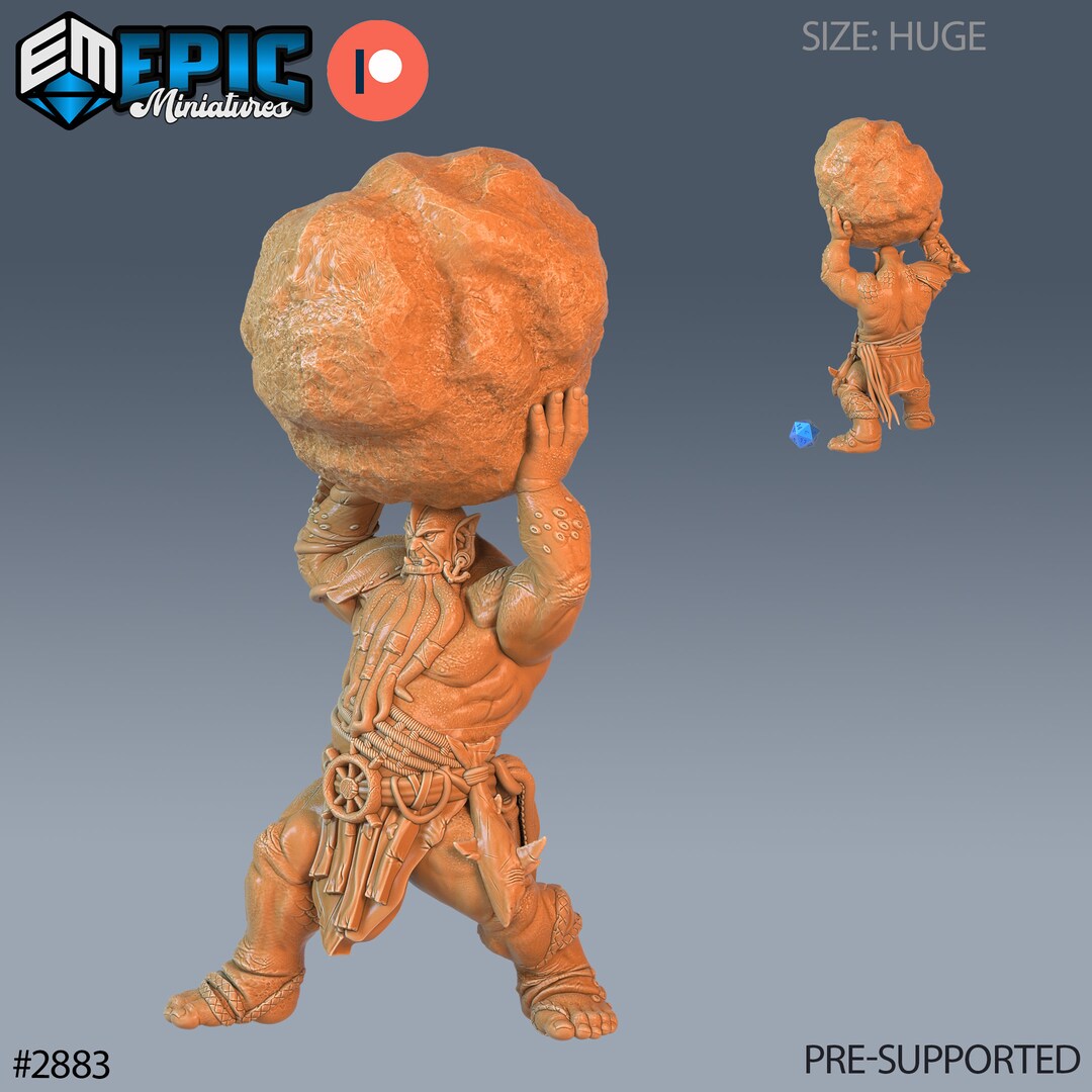 Ocean Giants - Aquatic Journey | Unpainted Resin Miniature for Dnd RPG ...