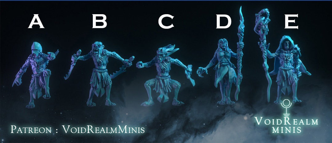 Voormis Warriors by Void Realm Minis - Etsy