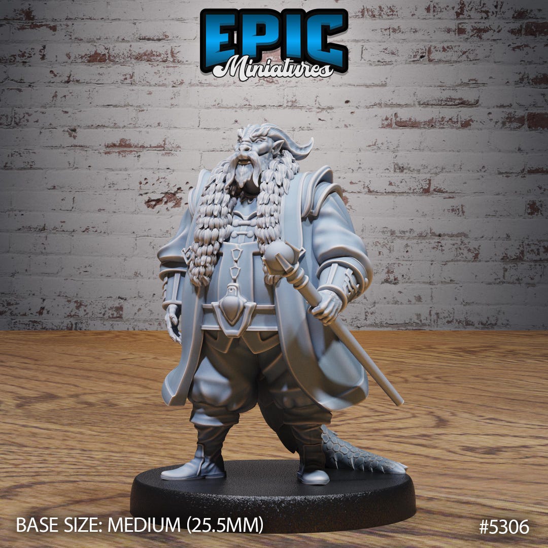 Dragonborn Noble, Bard Adventurer, Mimics by Epic Miniatures ...