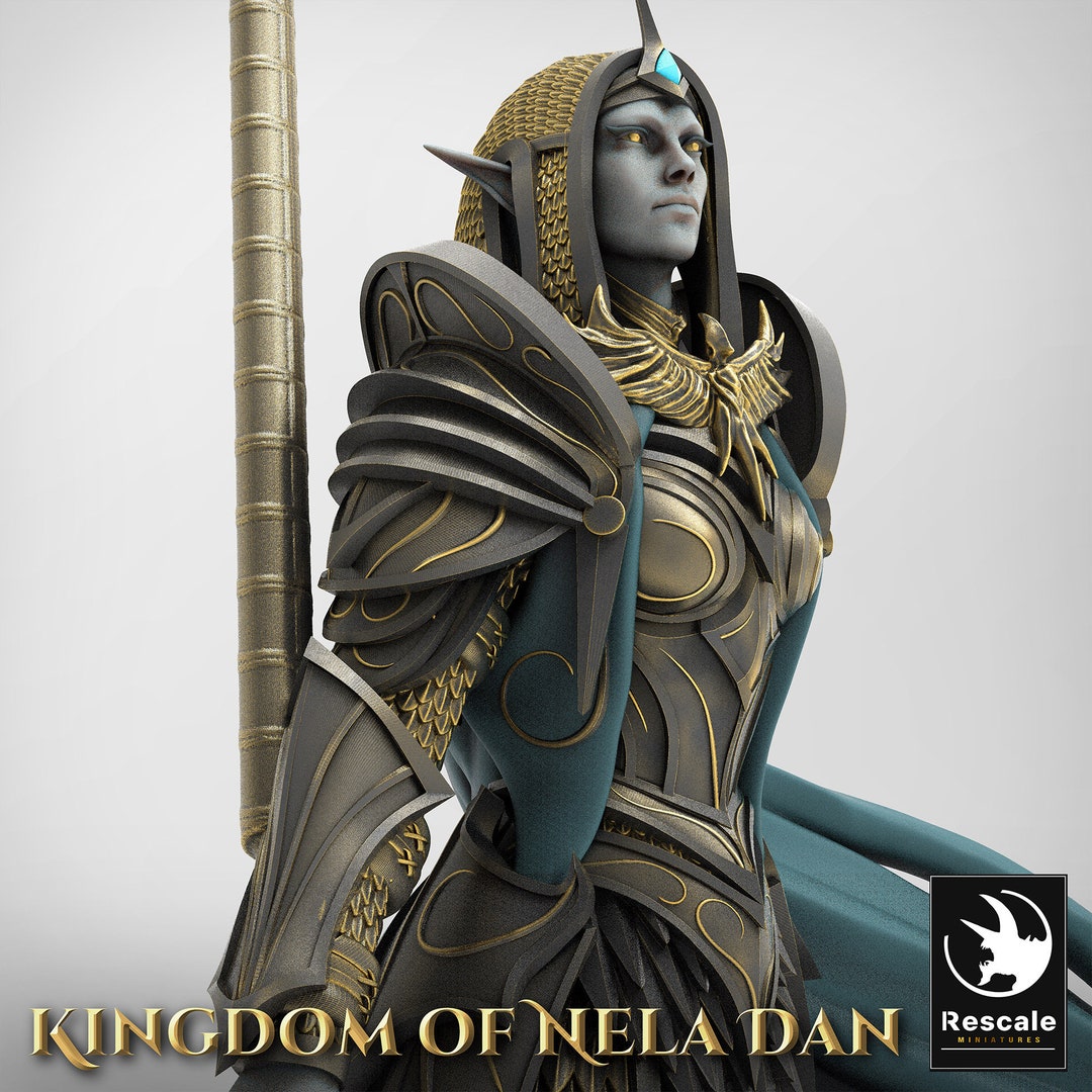 Queen Mirosi by Rescale Miniatures | Kingdom of Nula Dan | Unpainted ...