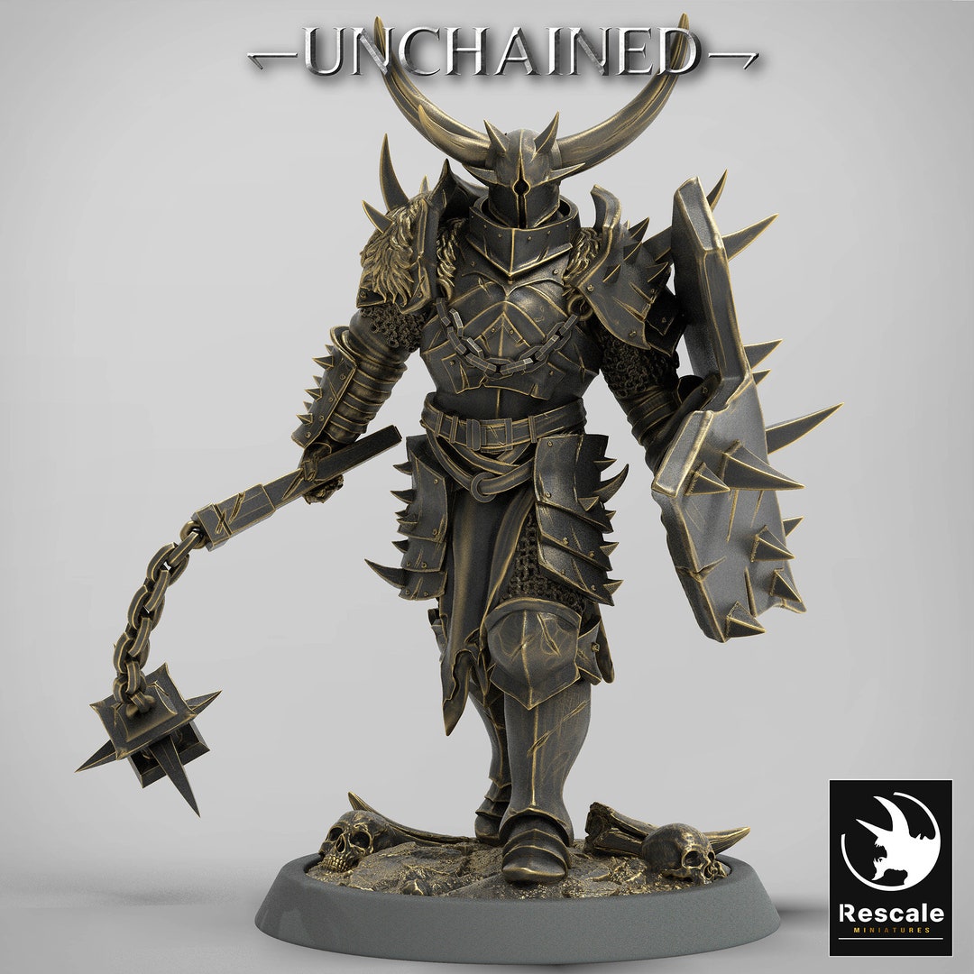 Light Soldier Flail by Rescale Miniatures | Unchained| D&D | Dungeons ...