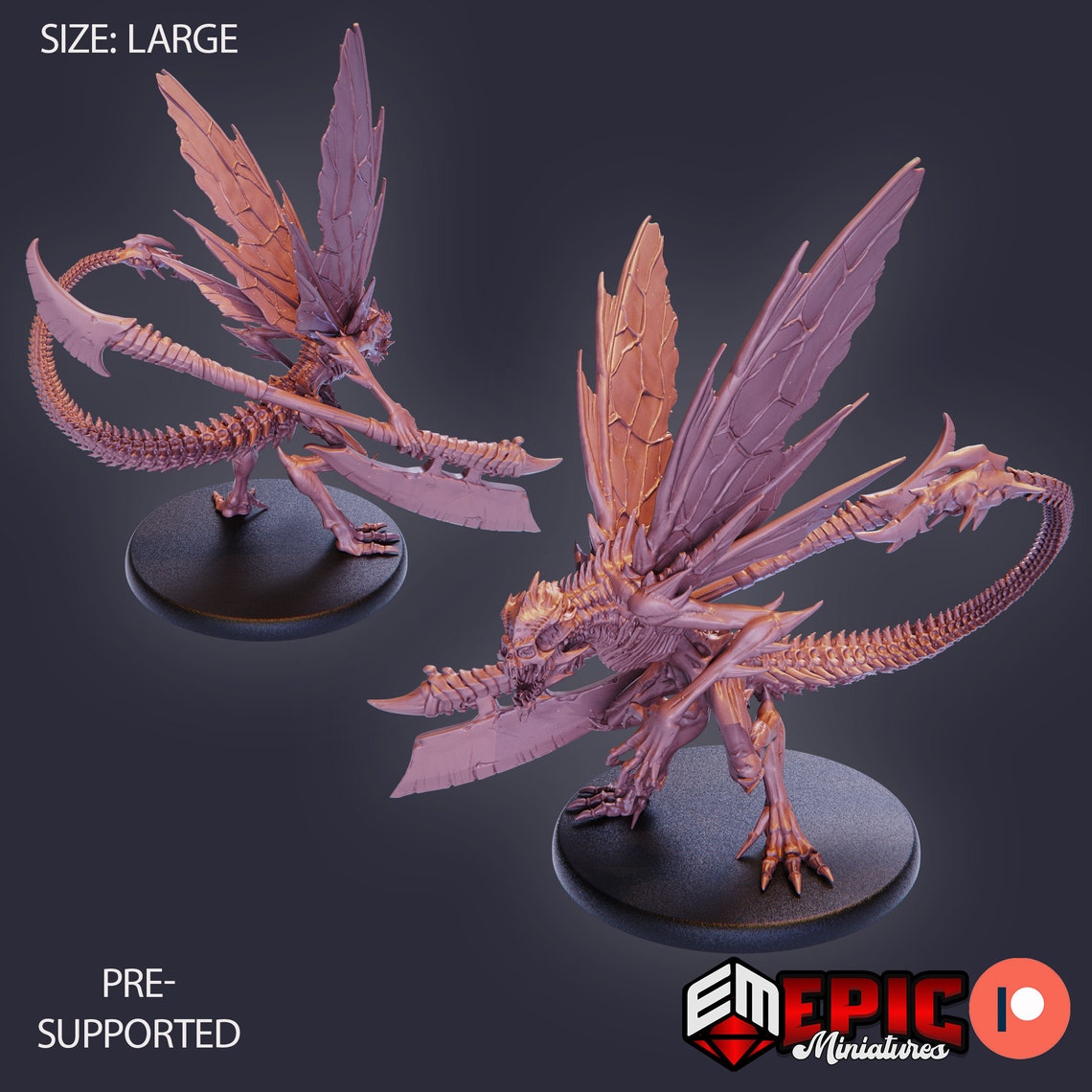 Bone Devil by Epic Miniatures Restless Bones - Etsy