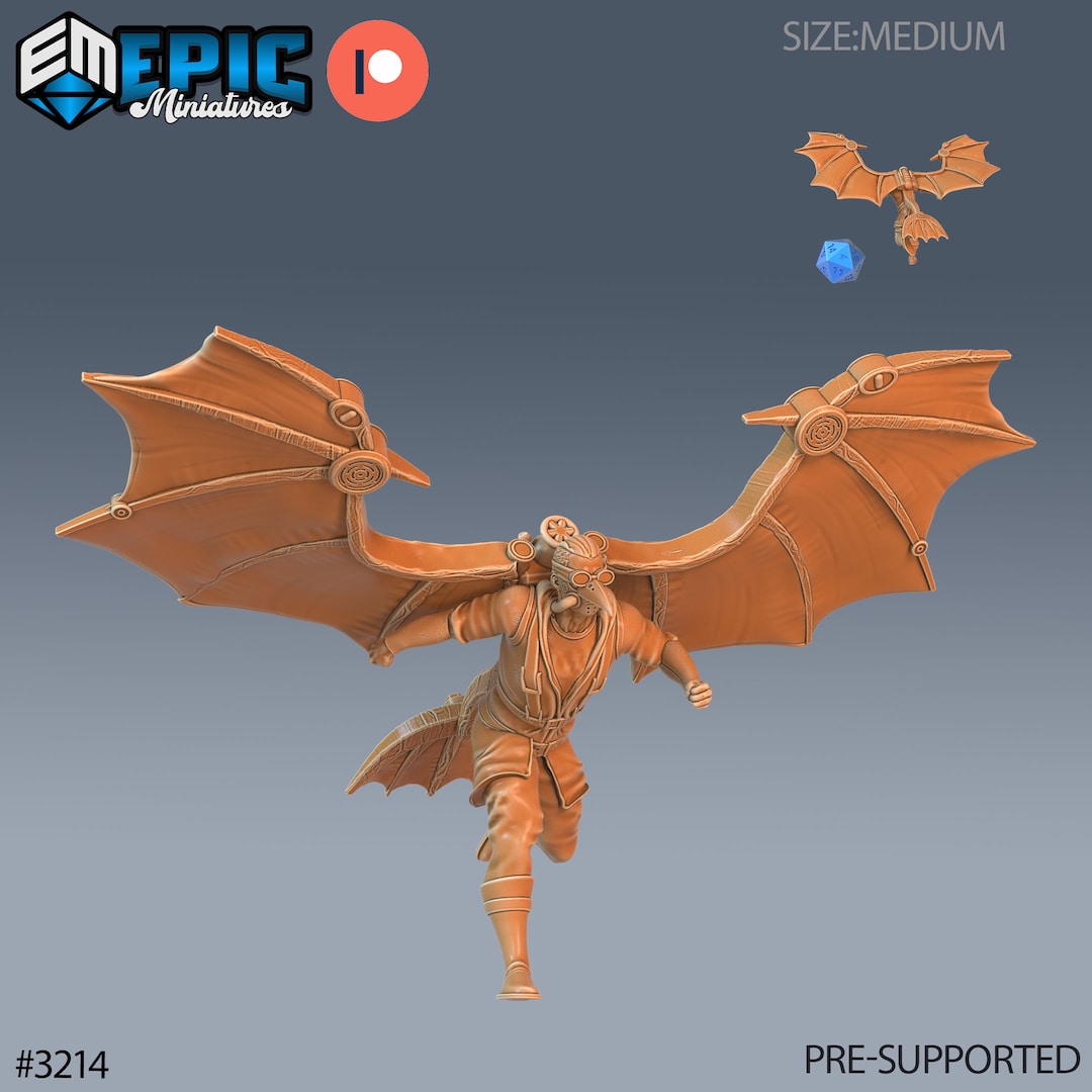 Winged Goblins by Epic Miniatures | Steam Inventions - Etsy