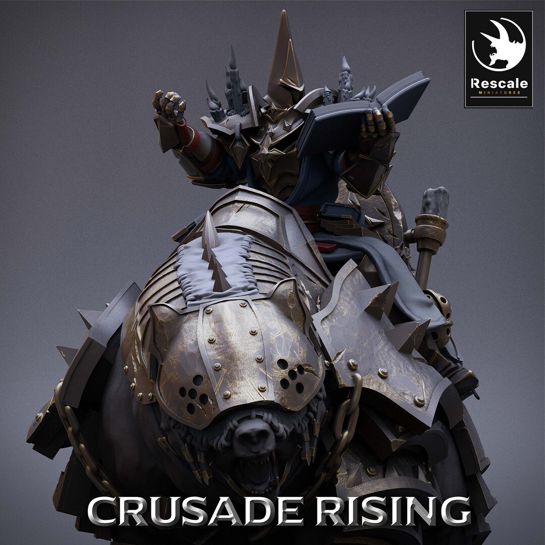 Templar Priest by Rescale Miniatures | Crusade Rising| D&D | Dungeons ...
