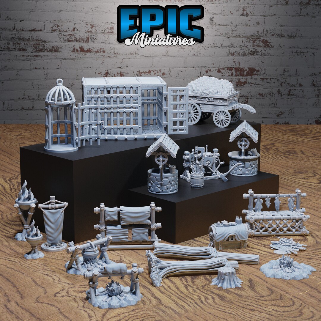 Bandit Camp Scatte by Epic Miniatures - Bandit Camp - Etsy