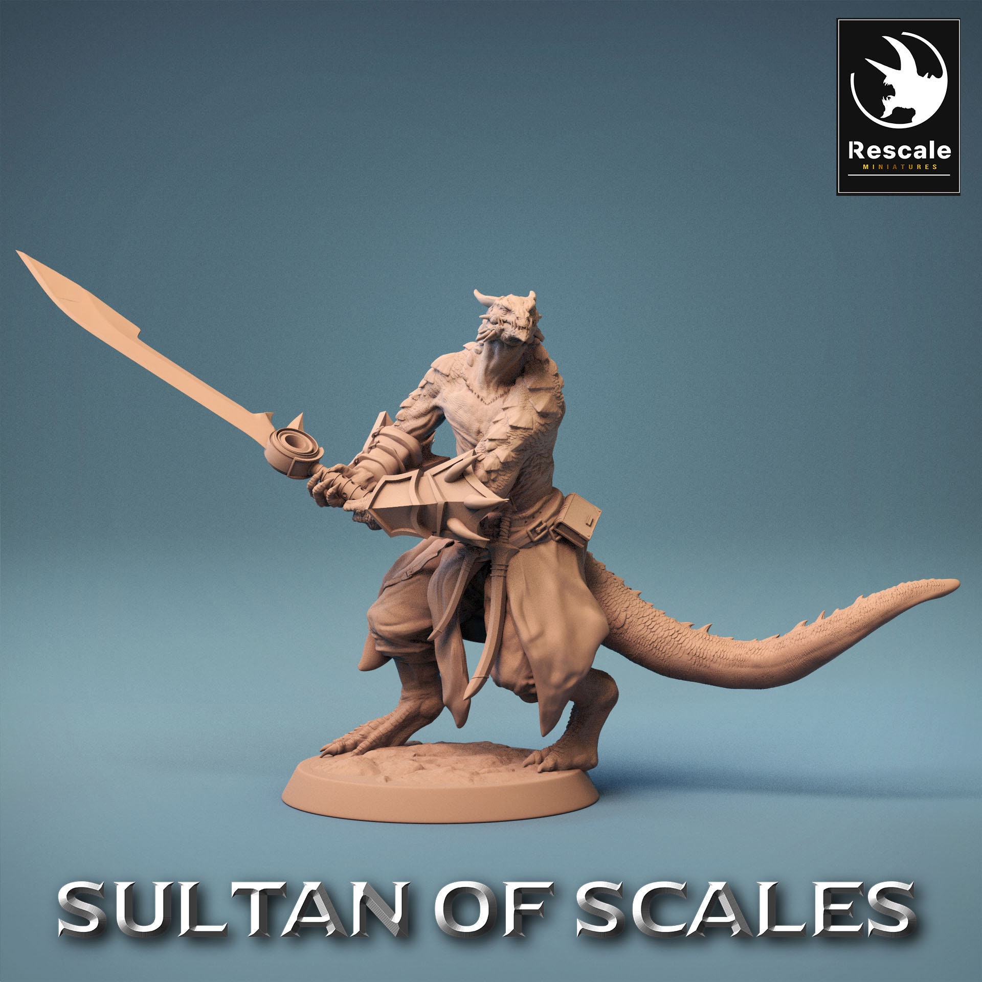 Dragonborn Soldiers by Rescale Miniatures | Unpainted Resin Miniature ...