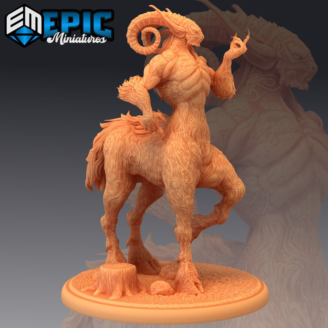 Centauroid Satyr by Epic Miniatures - Fey Woods - Etsy