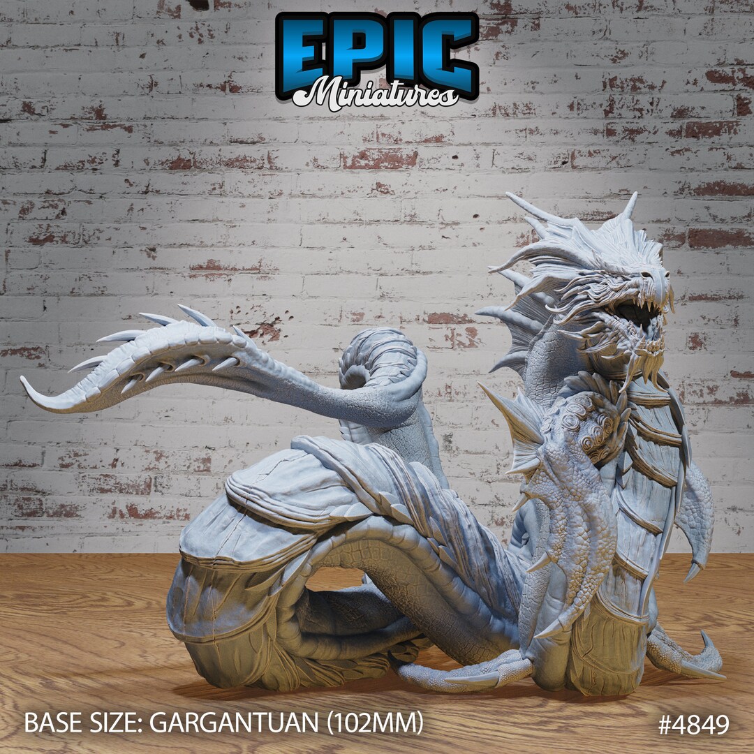 Ancient Leviathan | Mysterious Ocean | Unpainted Resin Miniature for ...