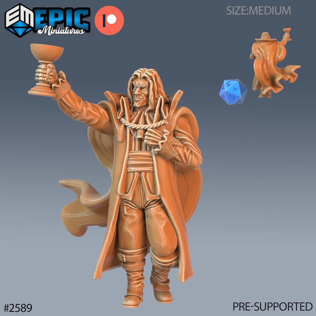 Vampire Baron by Epic Miniatures | Vampires Curse - Etsy