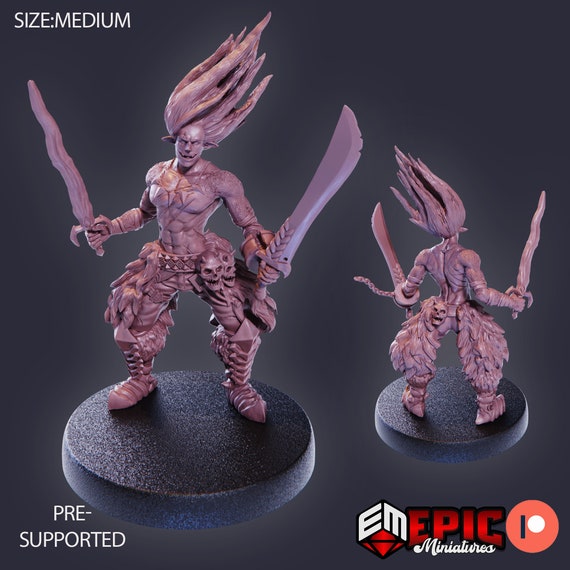 Fire Genasi Miniature