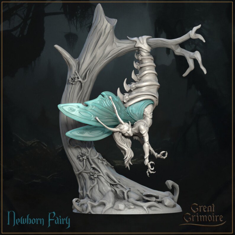 Dark Metamorphosis | Unpainted Resin Miniature for Dnd RPG Tabletop - Etsy