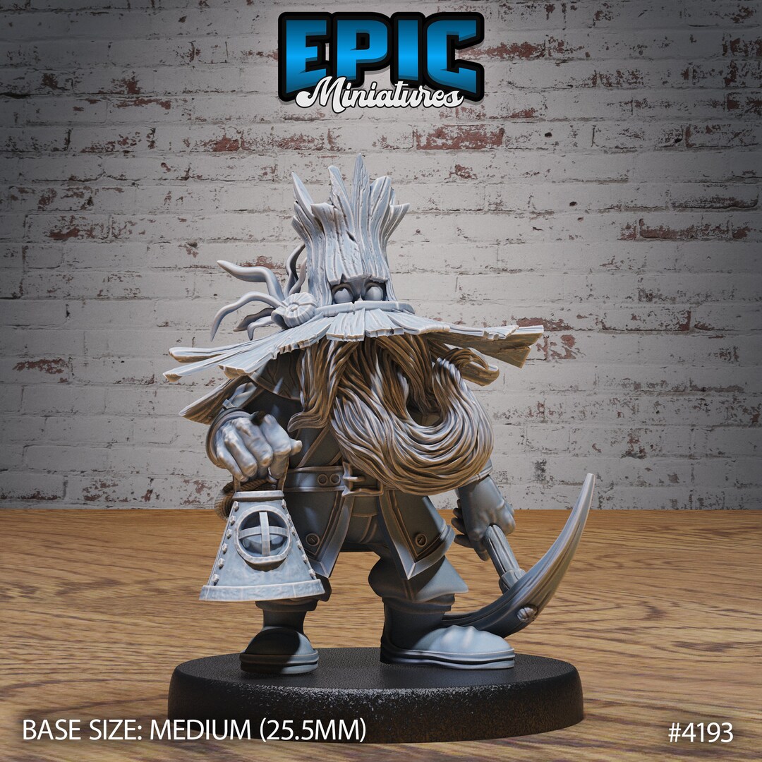 Wild Dwarf Miner - Dwarf Mountain | Unpainted Resin Miniature for Dnd ...
