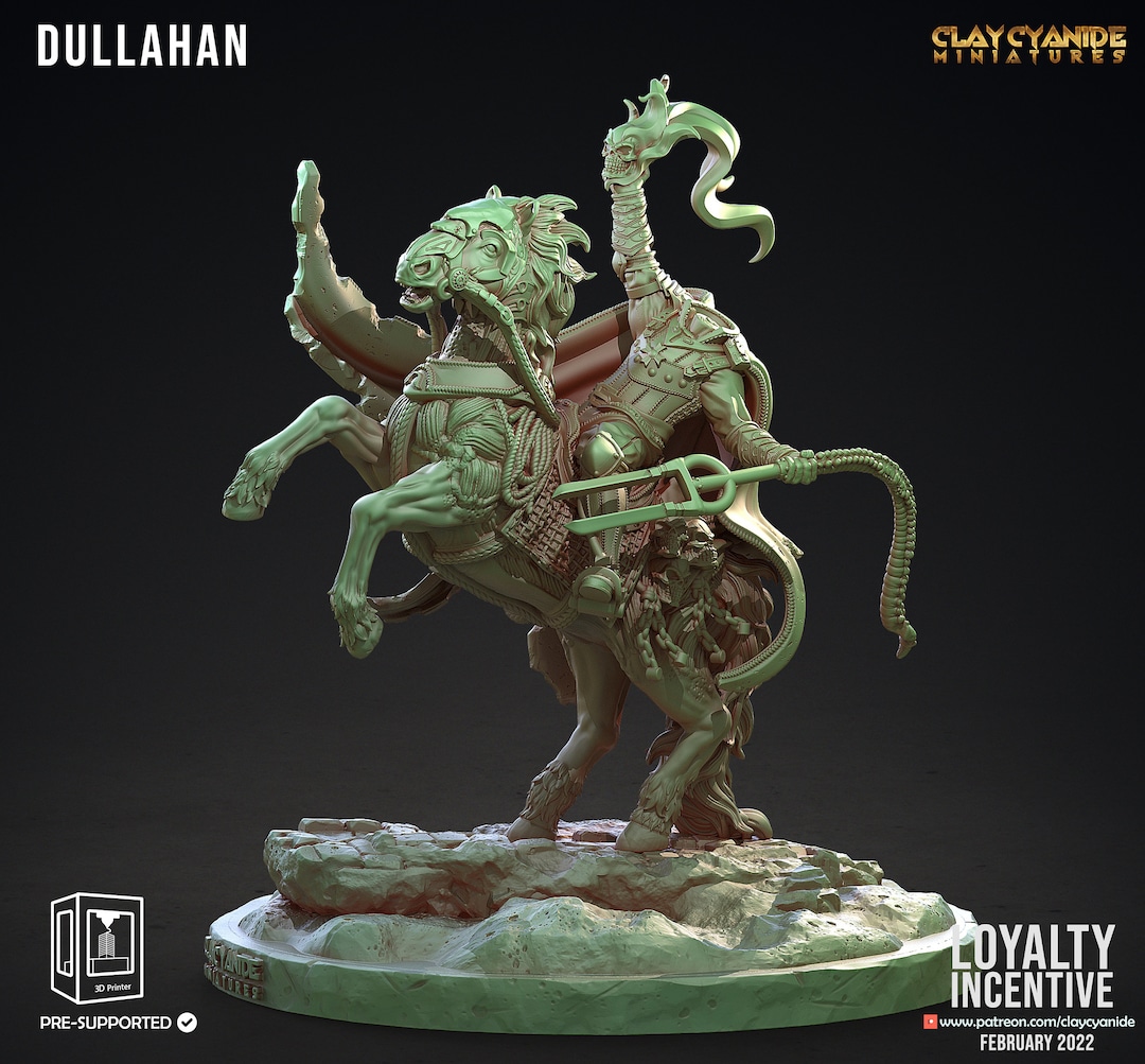 The Dullahan by Clay Cyanide Miniatures - Etsy